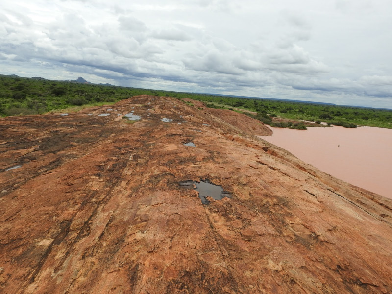 Wandel Mudanda Rock op - Afrika safari